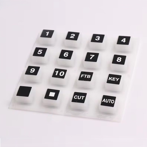 4x4 Translucent Silicone Button Keypad Manufacturer | Yuanyi